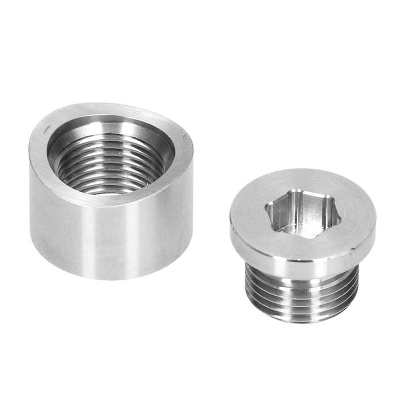 Oxygen Sensor Plug Fitting Weld Notched Bung Nut S... – Vicedeal