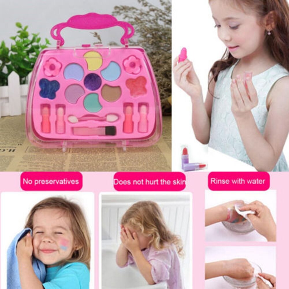 Kids Girls Makeup Set Eco-friendly Cosmetic Preten... – Vicedeal