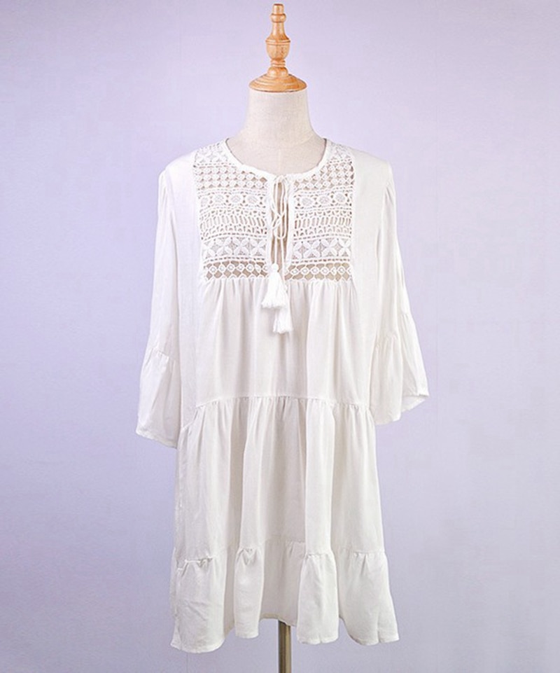 Pareo Beach Cover Up lace Crochet Bikini Swimsuit ... – Grandado