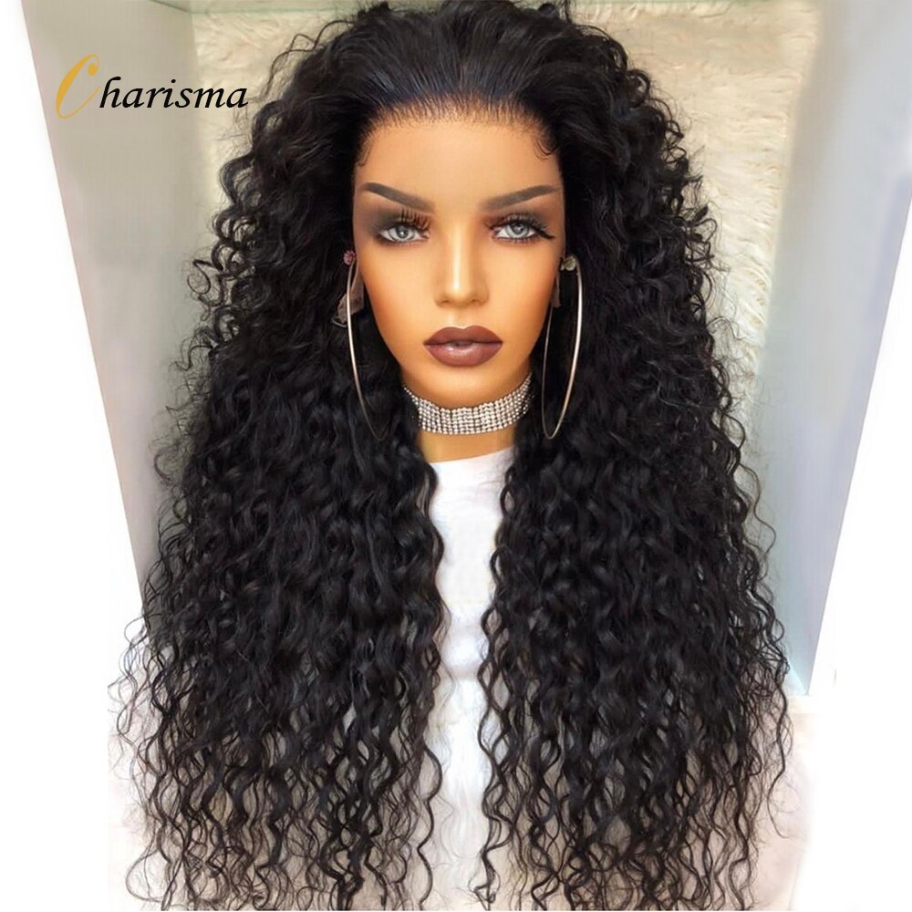 Charisma Kinky Curly Synthetic Lace Front Wig For ... – Grandado
