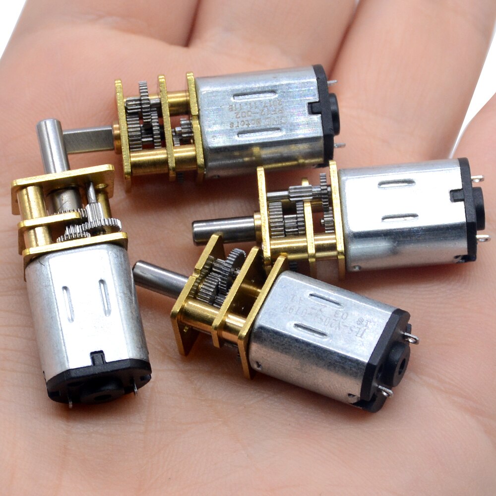 DC 3V/6V/12V N20 Mini Mikro Metall Getriebe Motor-... – Grandado