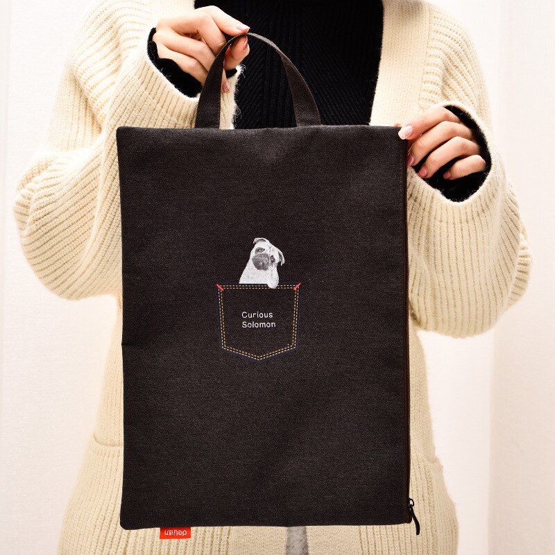 Deli 72445 Portable Document Bag A4 Zipper Bag Can... – Vicedeal