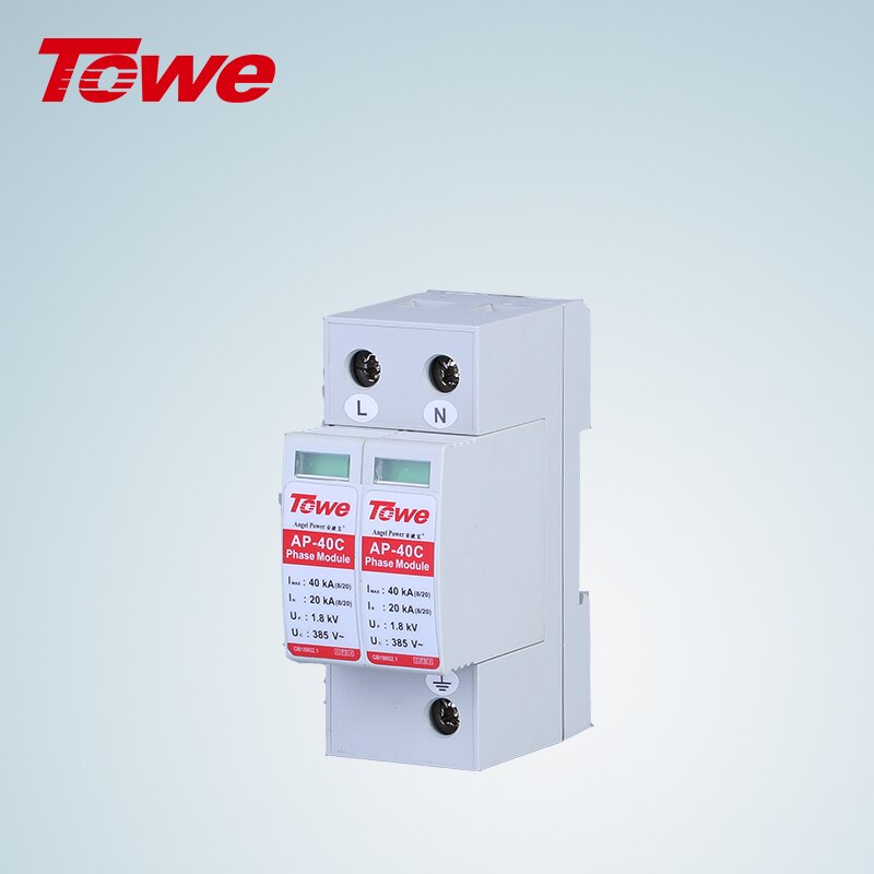 TOWE AP 40C 2P 20kA Three Phase Surge Protective D... – Grandado