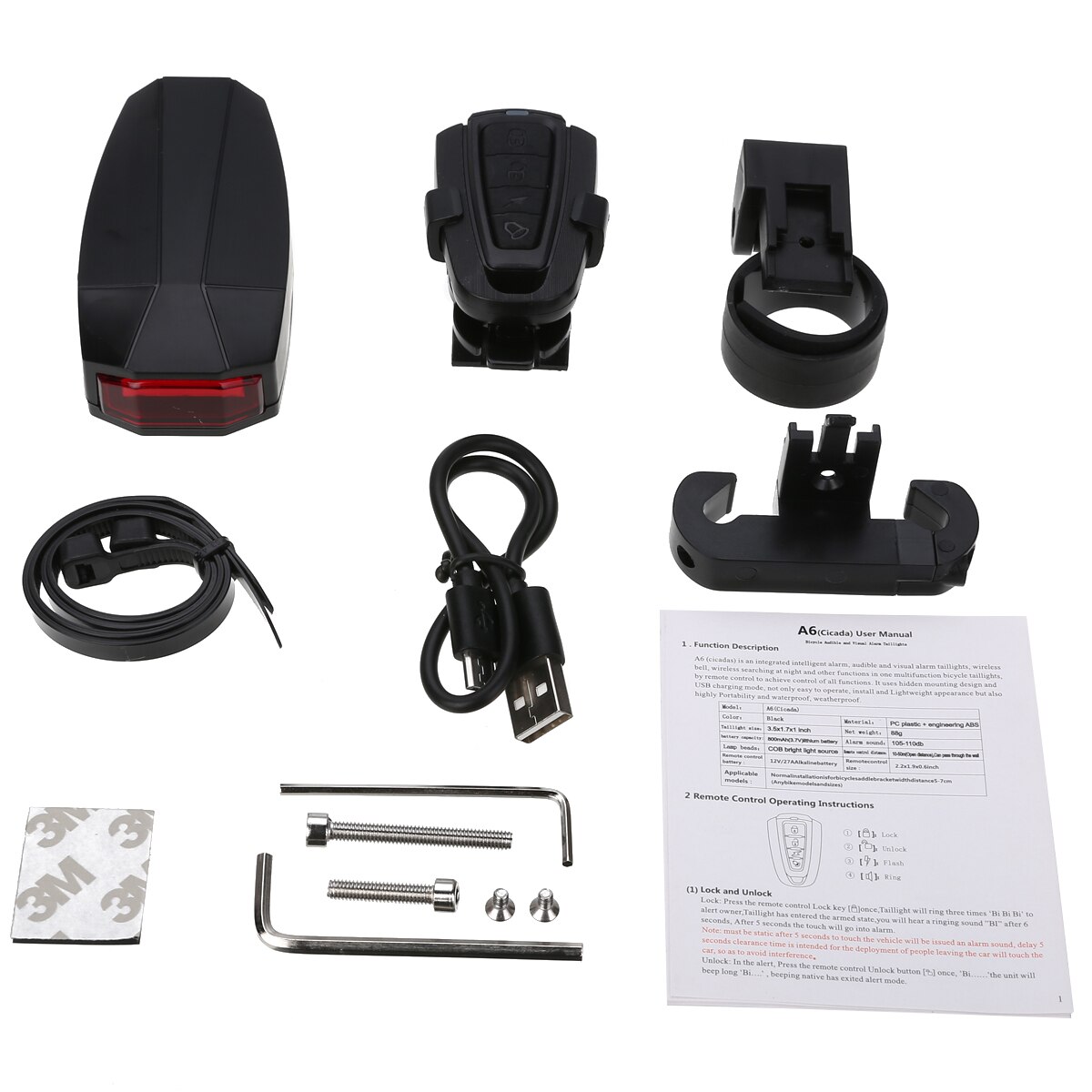 Waterproof Anti-theft Bike Lock Cycling Security L... – Vicedeal
