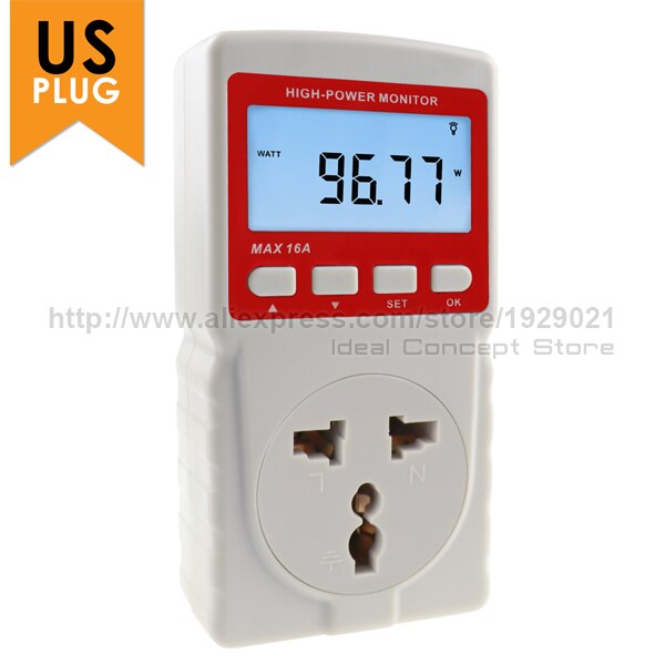 Power Meter Analyzer Electricity Monitor Watt Volt... – Vicedeal
