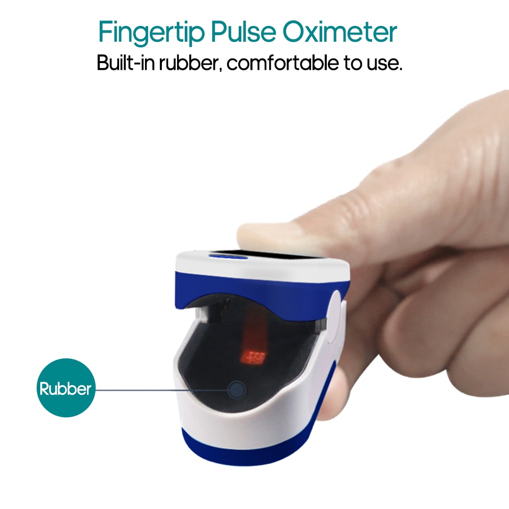 Portable Blood Oxygen Monitor Finger Pulse Oximete... – Grandado