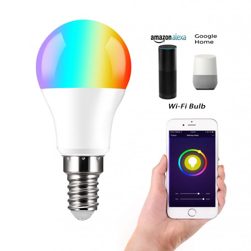 E14 10W Slimme Lamp Alexa Google Afstandsbediening... – LovingPrices