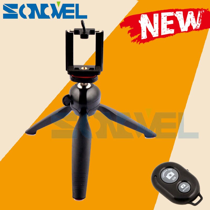 Yunteng 228 Mini Tripod Triped + Phone Holder Clip... – Grandado