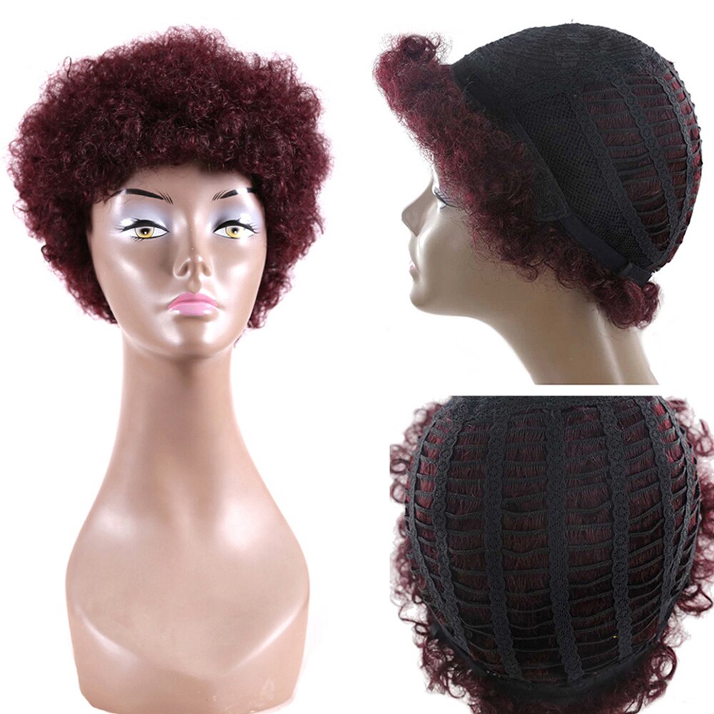 afro Verworrene Lockige 6Zoll Kurze Bob Perücken Für Frauen X-tresse ... afro Verworrene Lockige 6Zoll Kurze Bob Perücken Für Frauen X-tresse ...