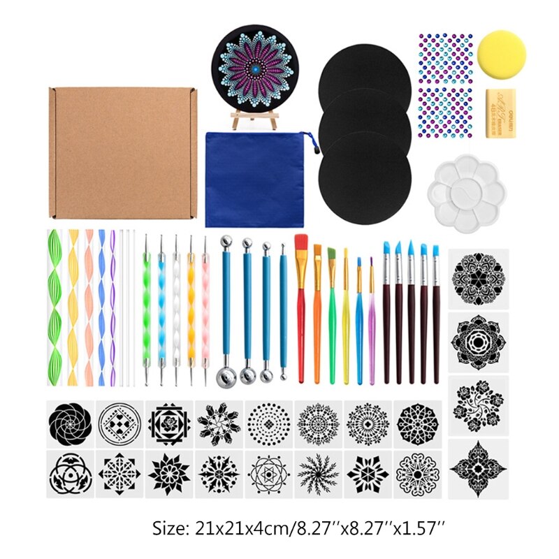 60pcs Mandala Dotting Tools for Painting Rock Ston... – Grandado