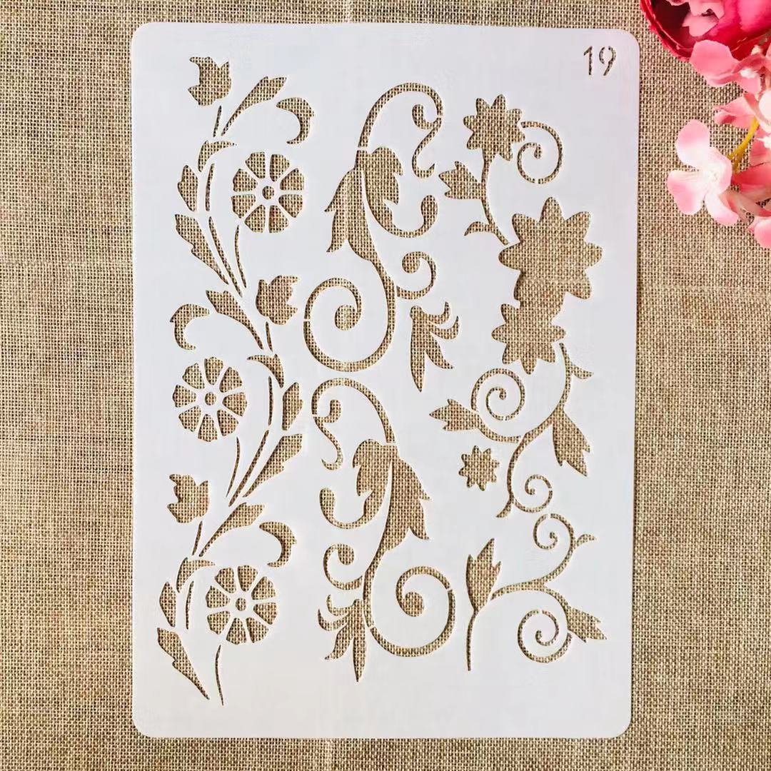 1Pcs A4 29cm Flower Border Edge Line DIY Layering ... – Grandado