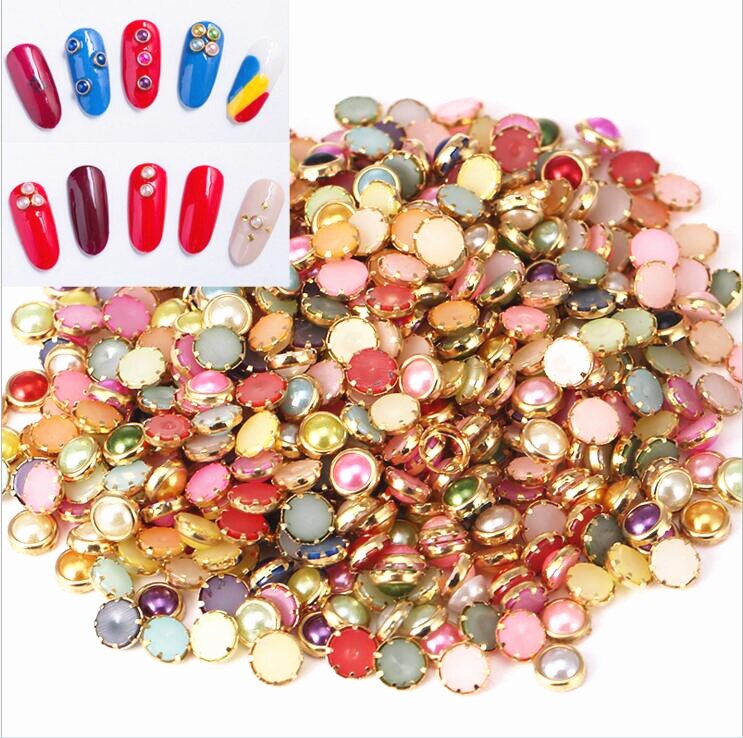 Mini gemas de perlas con remache de colores mezcla... – Grandado