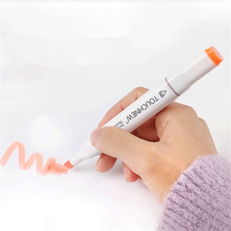 24 Color Marker pens Skin Brown Series Color for P... – Grandado