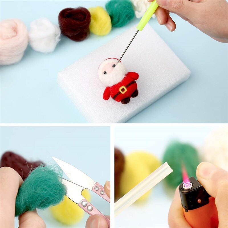 LMDZ Wool Needle Felting Kit Handmade Felt Needle ... – Grandado