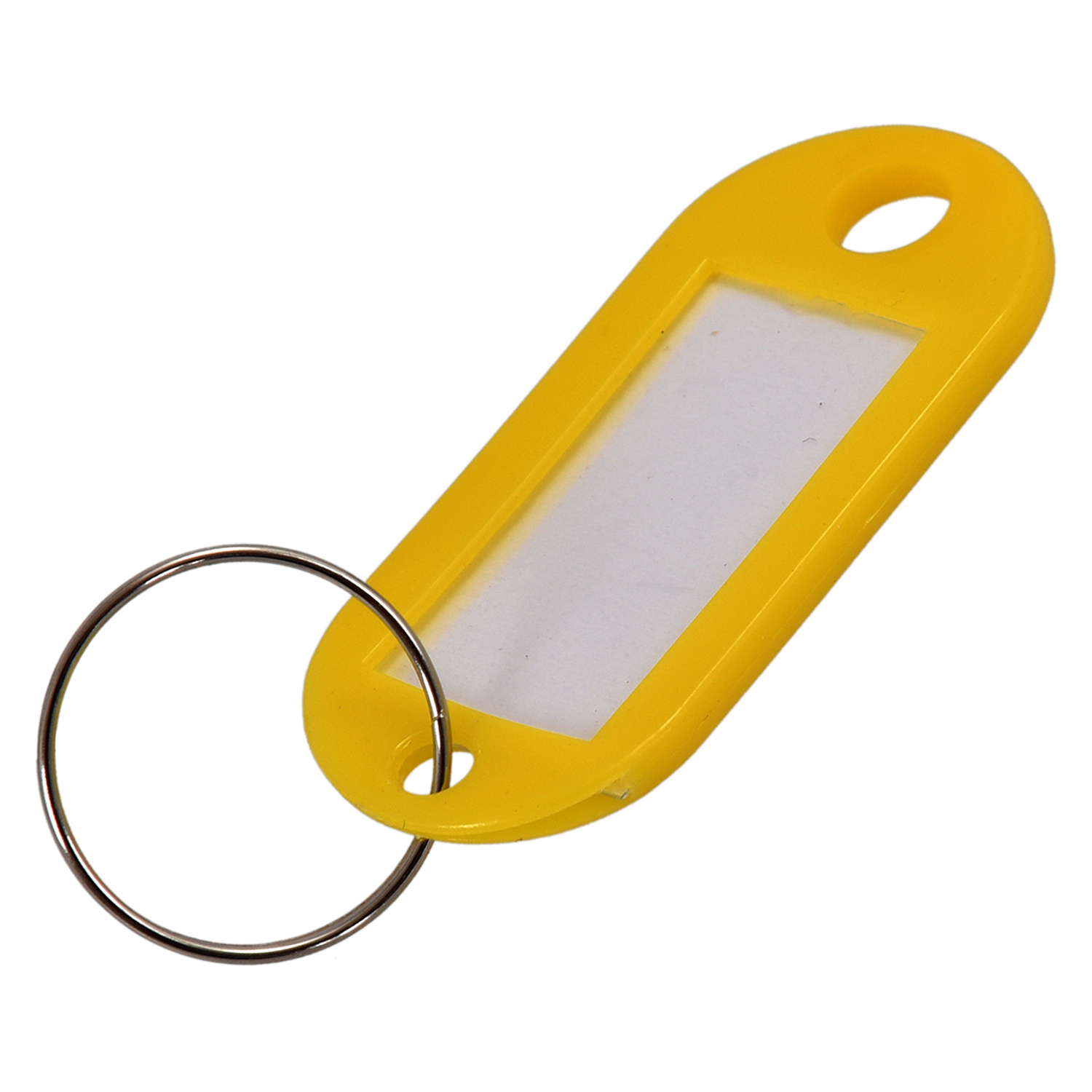 50 Pcs Plastic Keychain Key Tags ID Label Name Tag... – Grandado
