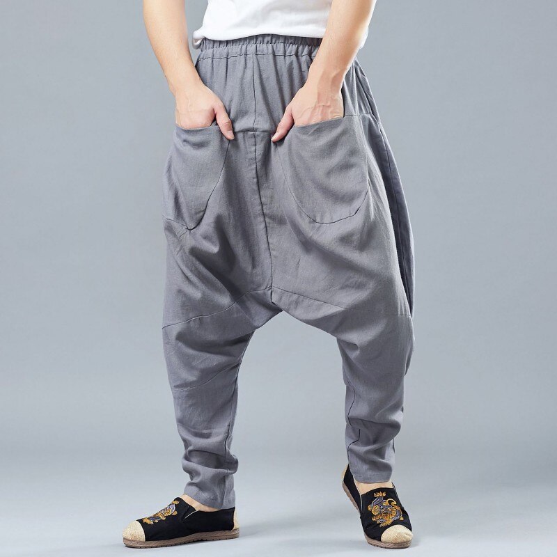 Spring Hip Hop Loose Harem Pants Men Joggers Vinta... – Grandado
