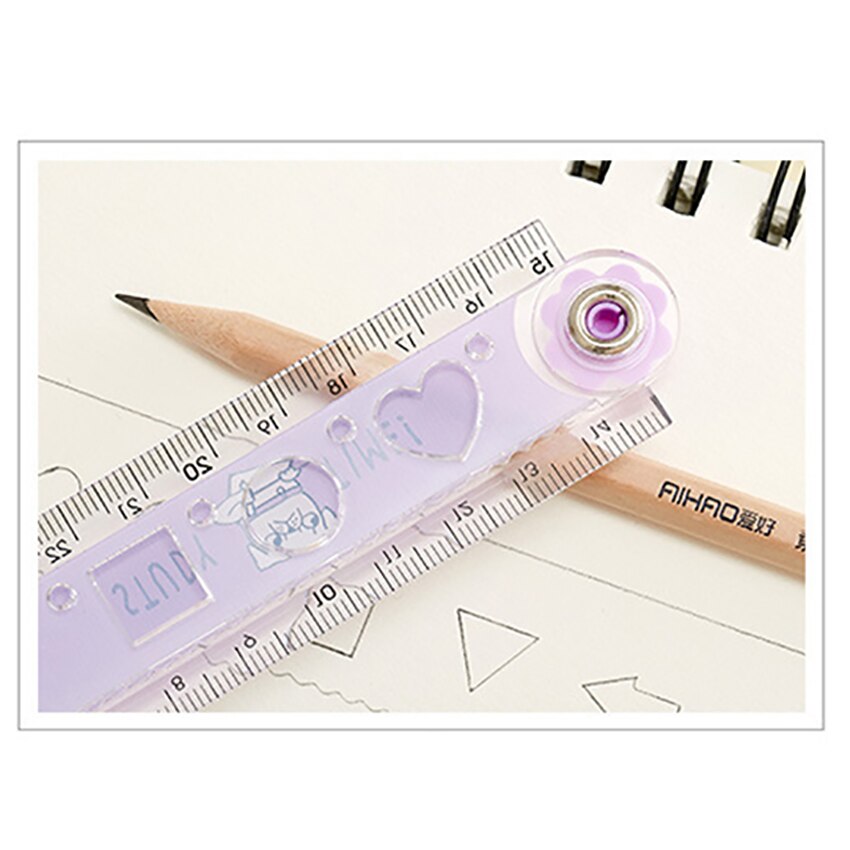 30cm Plastic Colored Folding Straight Ruler Drawin... – Grandado