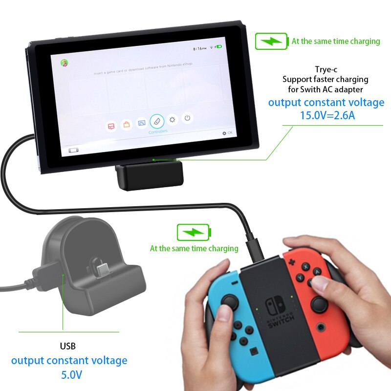 Fast Charging Dock Station for Nitendo Switch Cons... – Grandado