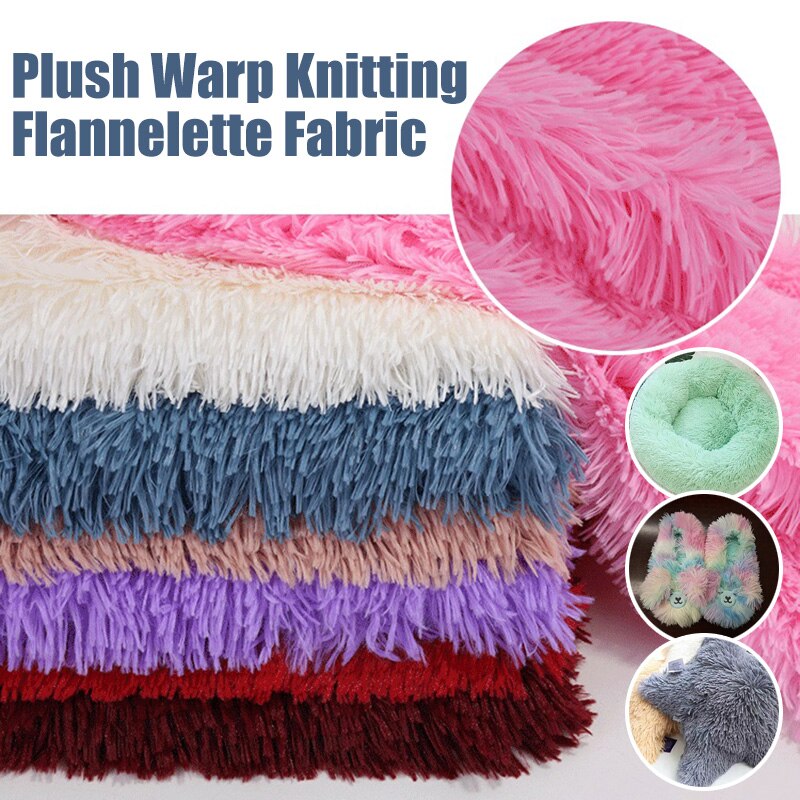Solid Color Plush Fabric Fur Artificial Sewing Win... – Vicedeal