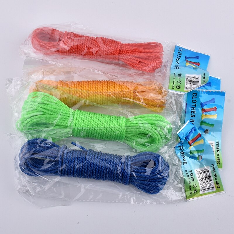 10m/Roll Plastic Rope Home Clothesline Rope Rainpr... – Grandado