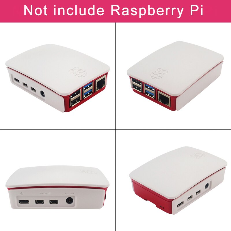 Raspberry Pi 4 Model B ABS Case Plastic Box Black ... – Vicedeal