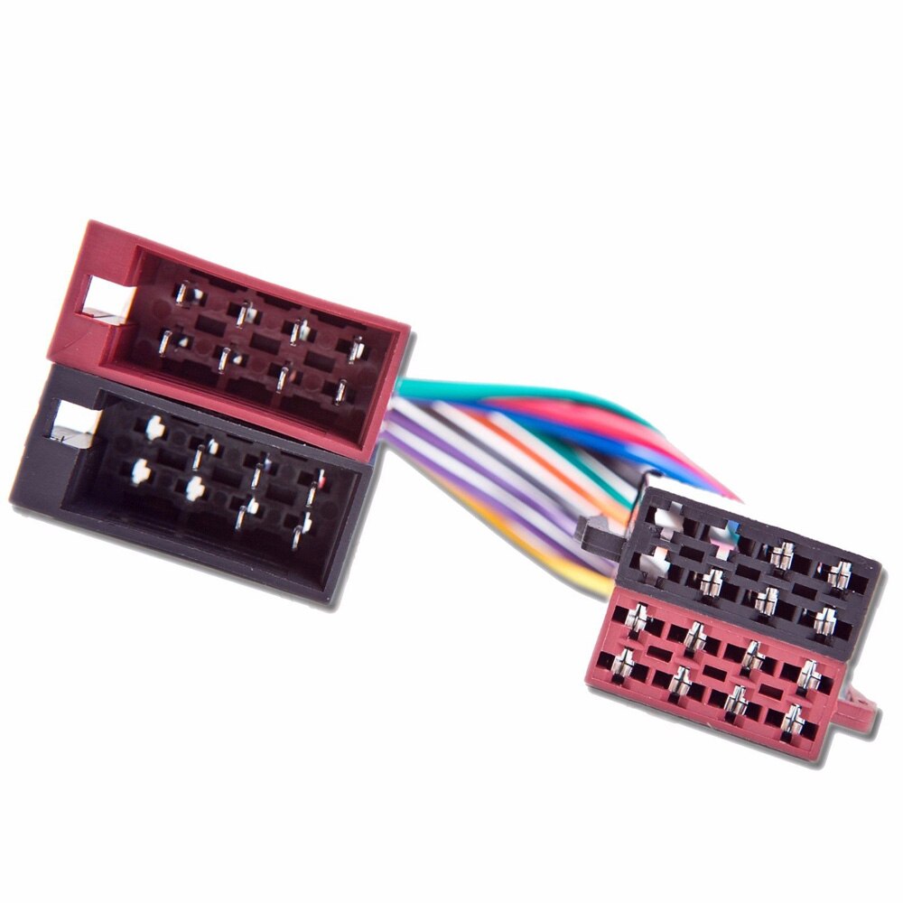 AtoCoto Male to Female ISO Lead Stereo Radio Wirin... – Grandado