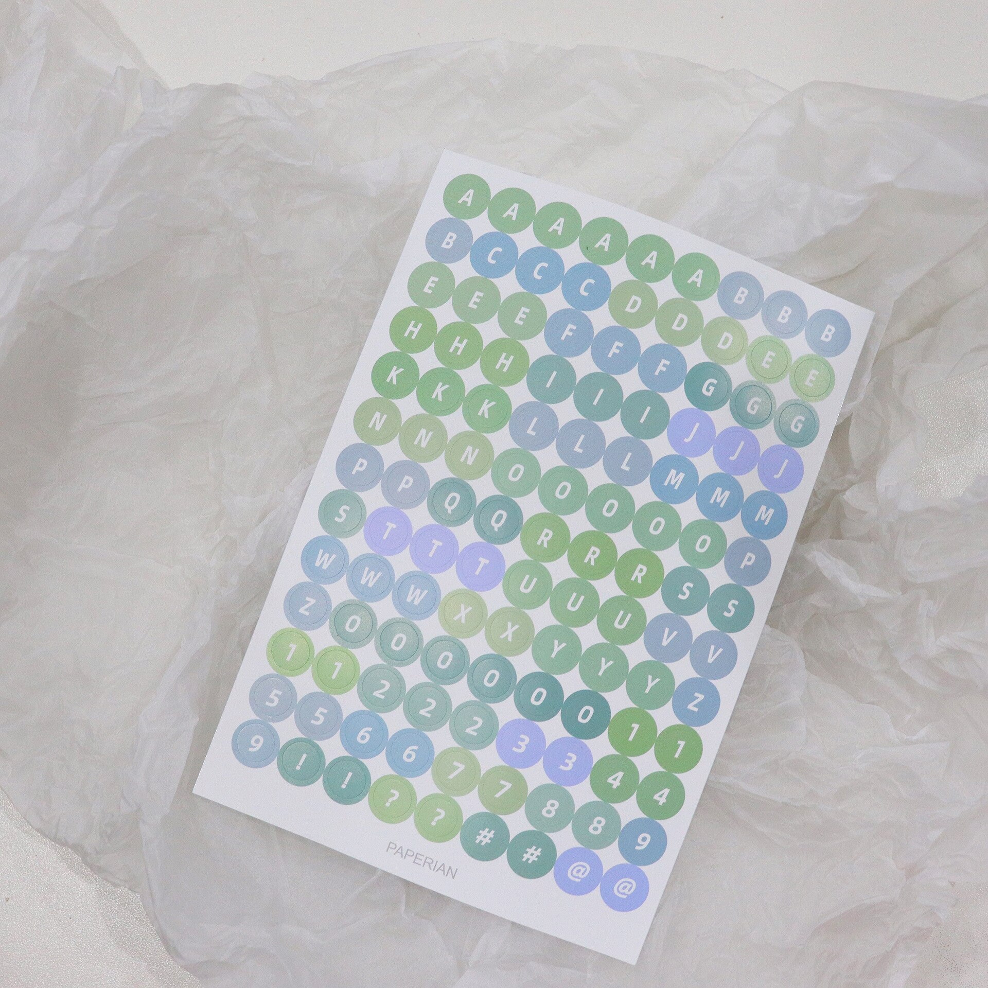 Aantal Digitale Sticker Leuke Brief Alfabet Planne... – Grandado