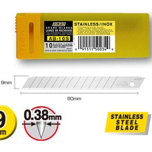 Olfa AB-10S Blad Voor Olfa 180 Zwart 180-BT/36 S S... – Vicedeal