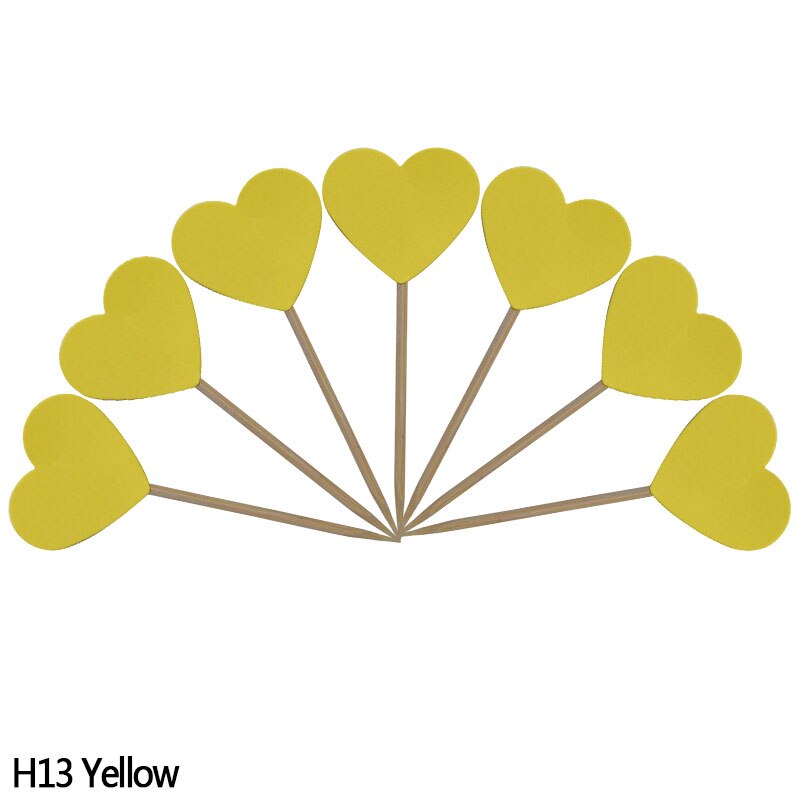 40pcs Mini Heart Cupcake Toppers Birthday Cake Top... – Grandado