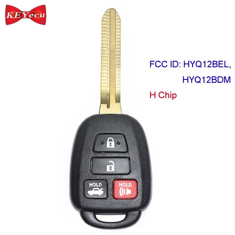 KEYECU for Toyota Corolla Remote Car Key Fob H Chi... – Vicedeal