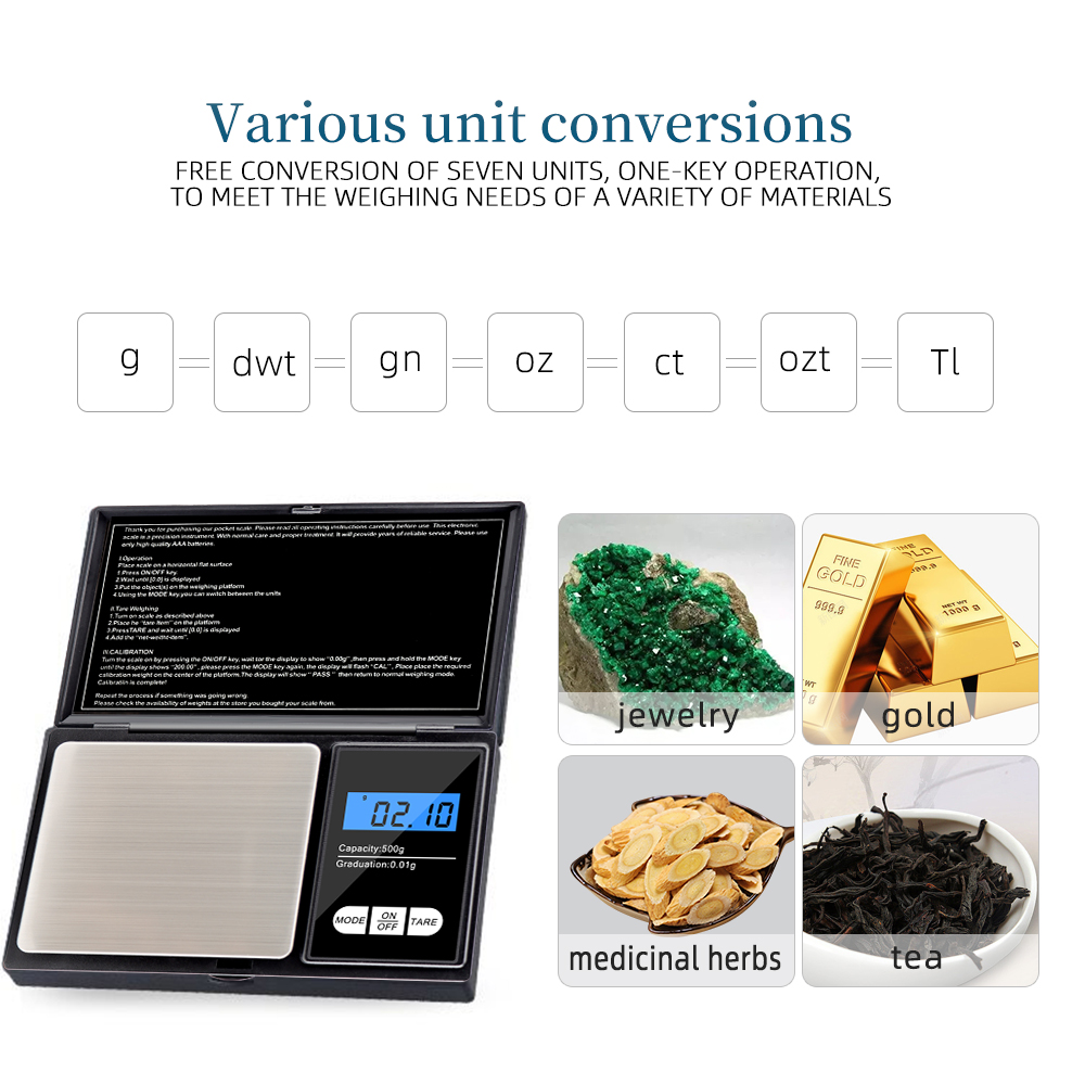 200gx 0.01g Mini Presicion Pocket Scale Electronic... – Vicedeal