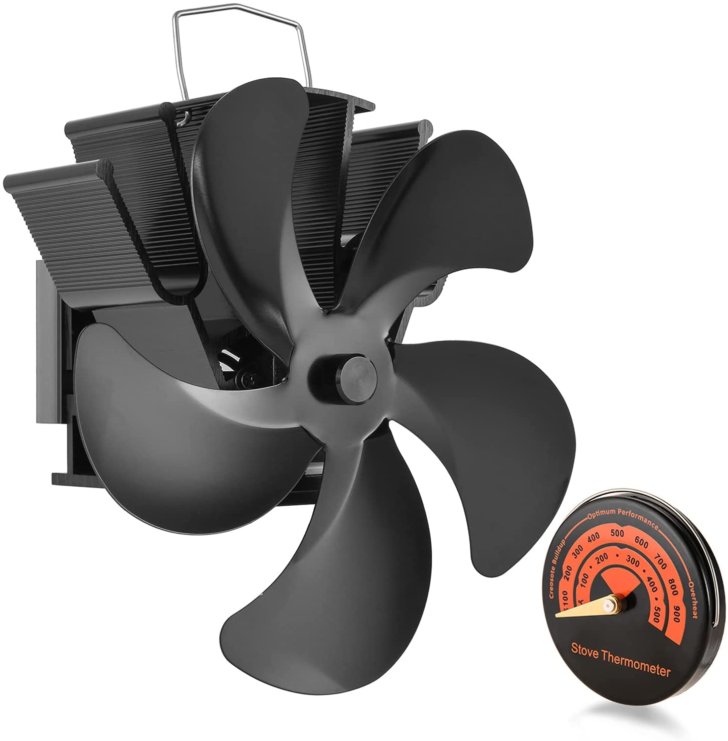 1Set Warmte Aangedreven 5 Blades Opknoping Op Scho... – Grandado