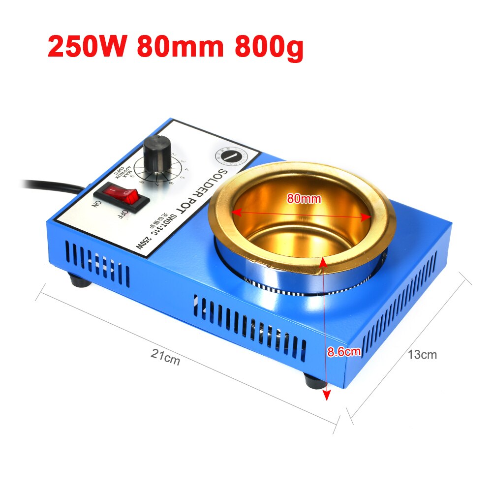 220v 300w lodde gryde tin smelteovn termoregulering lodde aflodningsbad ...