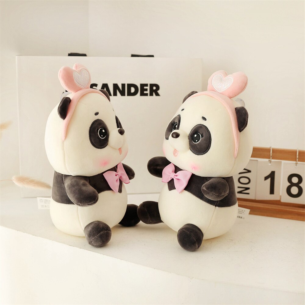Adorable Cartoon Panda Plush Doll Soft Stuffed Toy... – Grandado