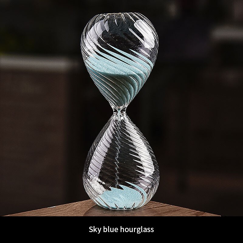 Nordic Style Glass Hourglass 5/15/30 Minutes Twist... – Grandado