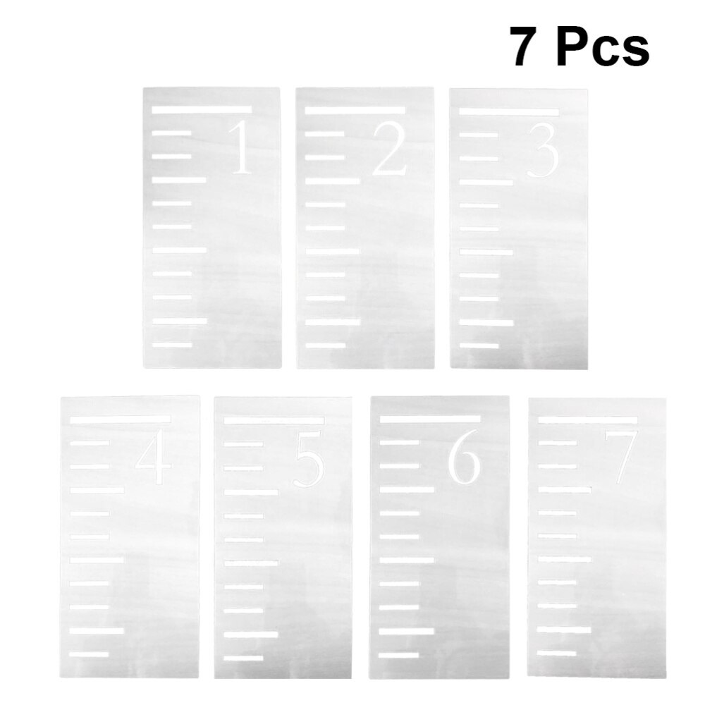 7pcs 7 Feet Growth Chart Reusable Premium Measurin... – Vicedeal