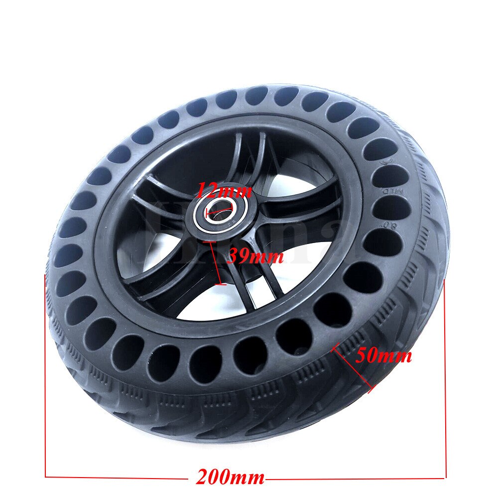 200x50 Solid Wheel Tyre 8x2 Inch Solid Tire with P... – Grandado