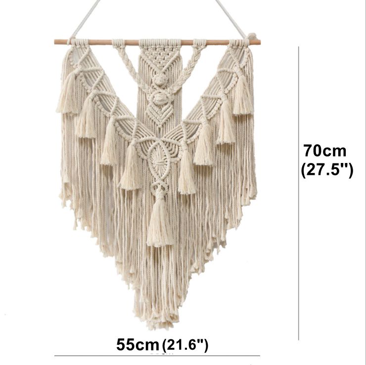 tapiz pared decoración tapiz de pared macrame colg... – Grandado