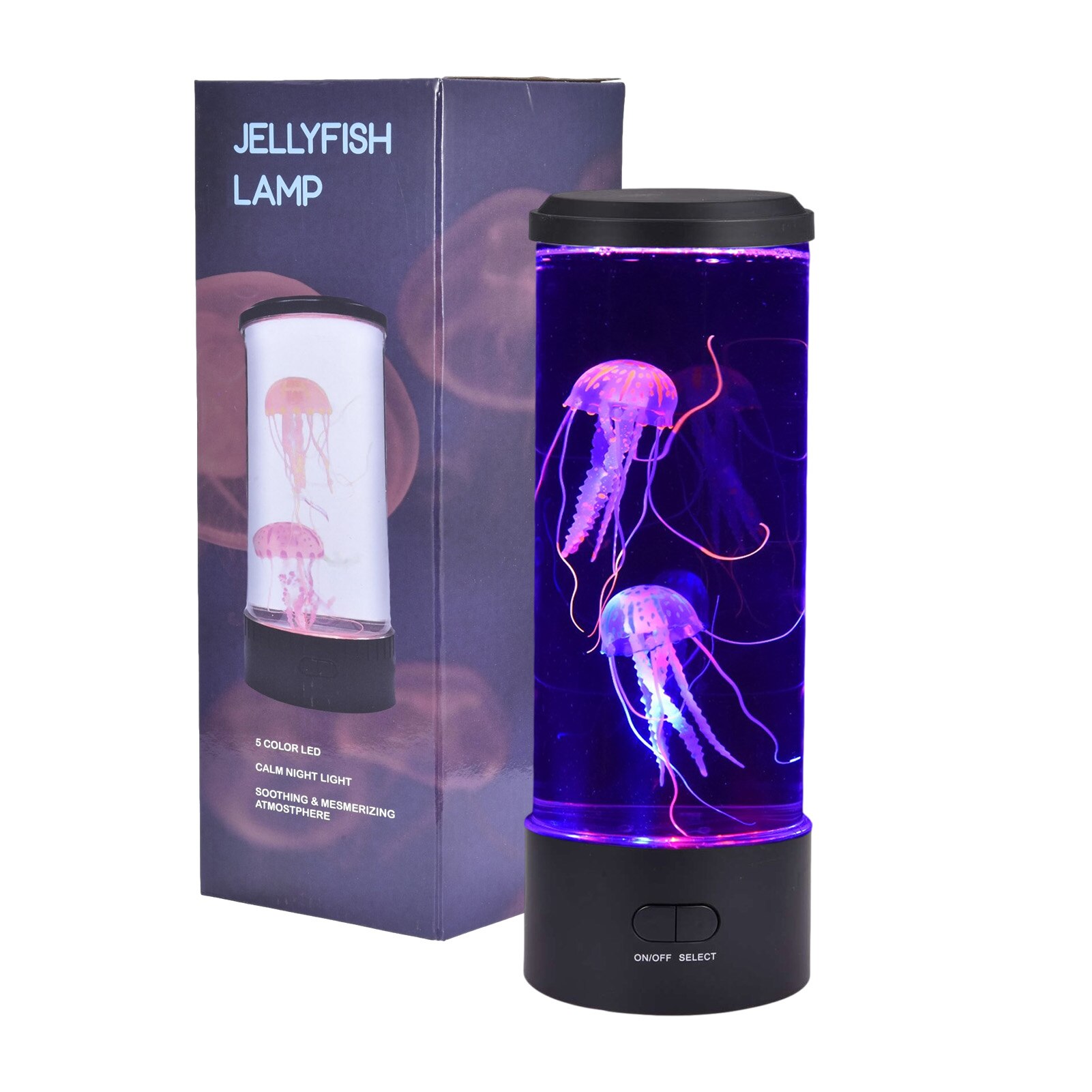 Led Jellyfish Lava Lamp Color Bedroom Night Light ... – Grandado