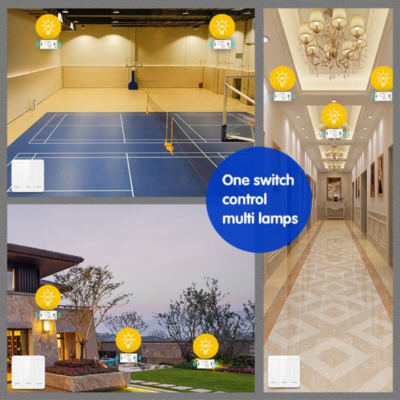 Self-Powered Switch Wireless Light Switch and Rece... – Grandado