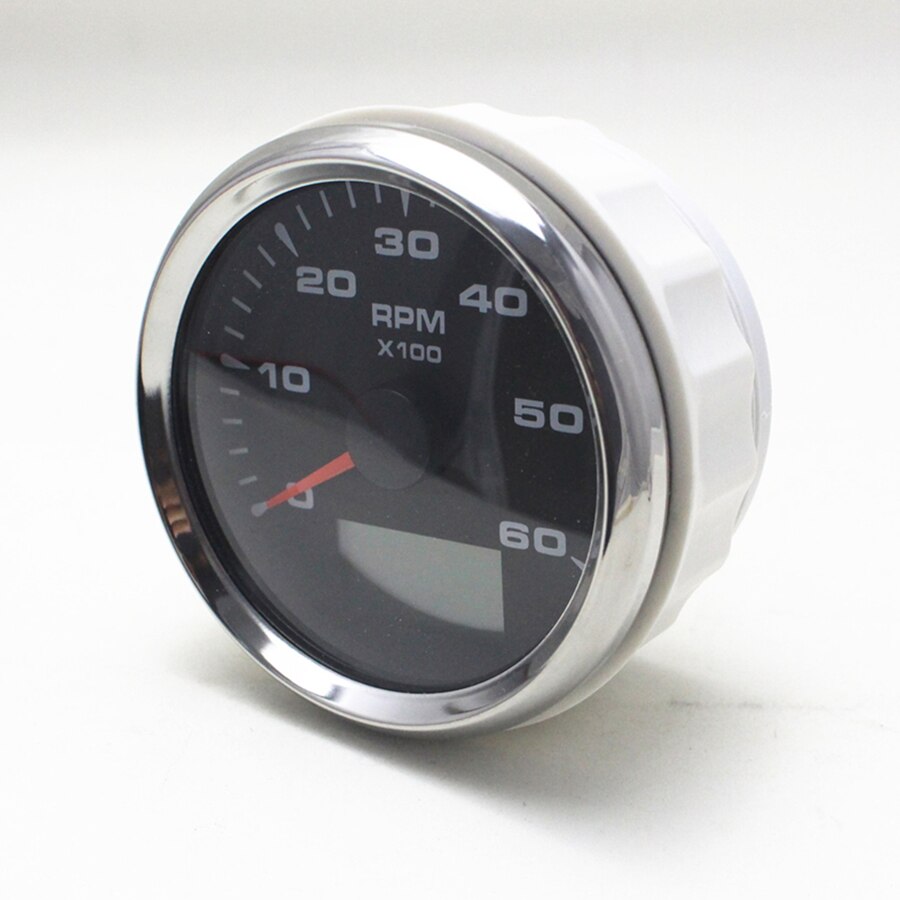 85mm Car Tachometer Gauge 0~6000 RPM Vessel Tacho ... – Grandado