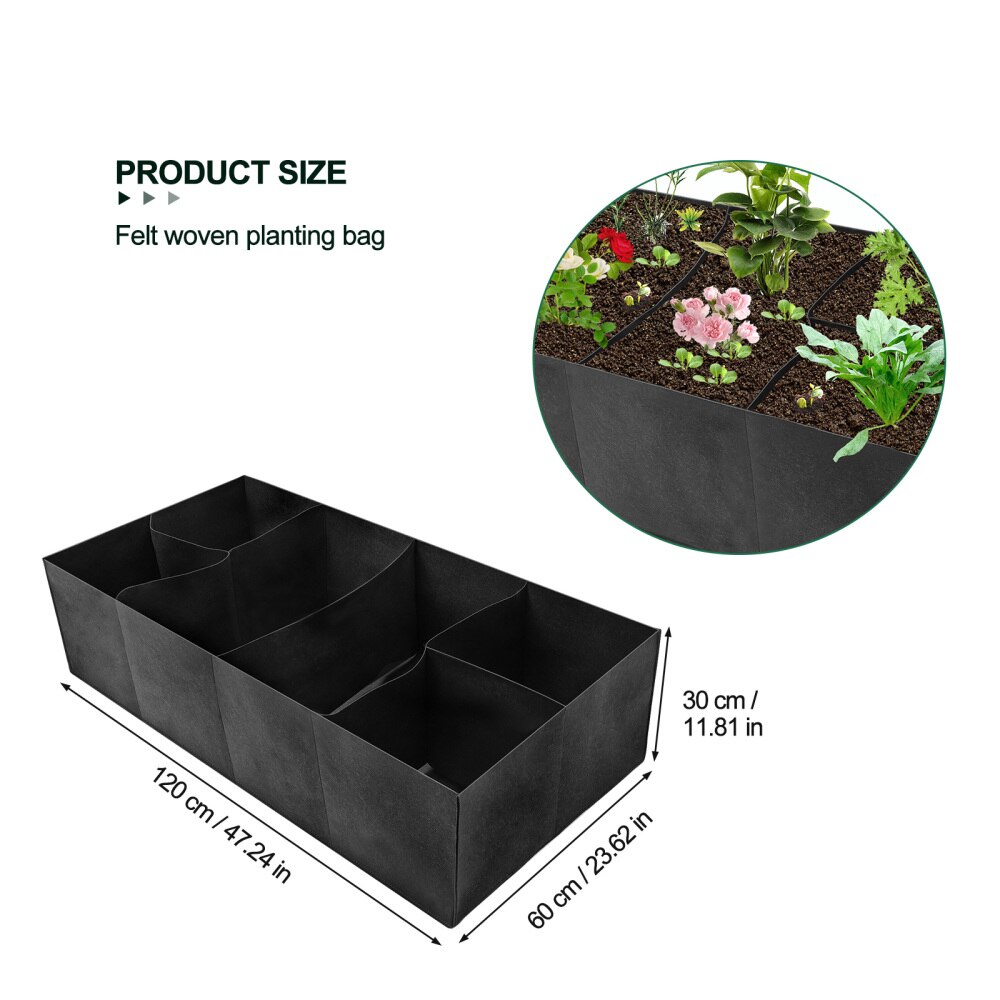 Planting Bag Garden Beds Vegetable Planters Rectan... – Grandado