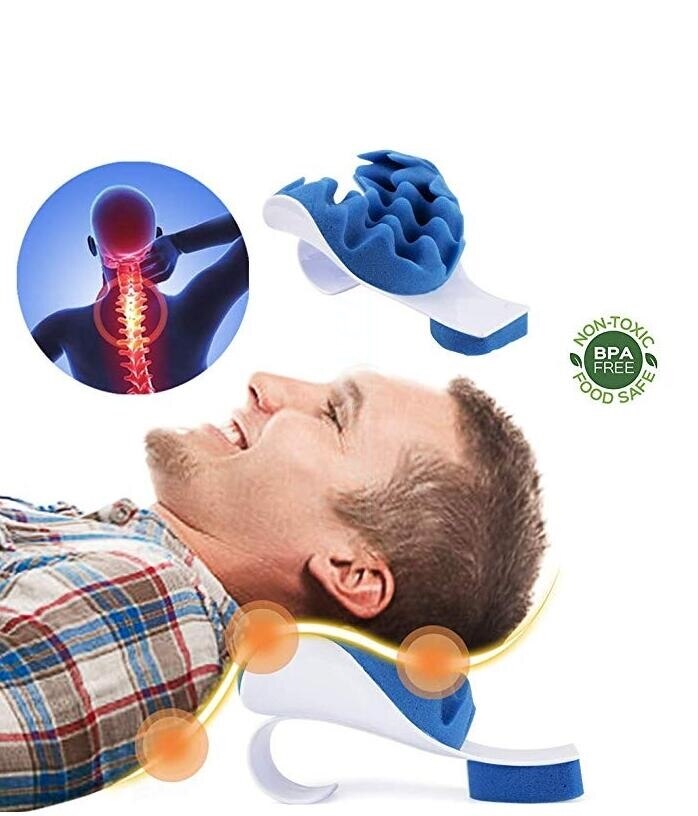 Neck shoulder relaxation Traction pillow For Ortho... – Vicedeal