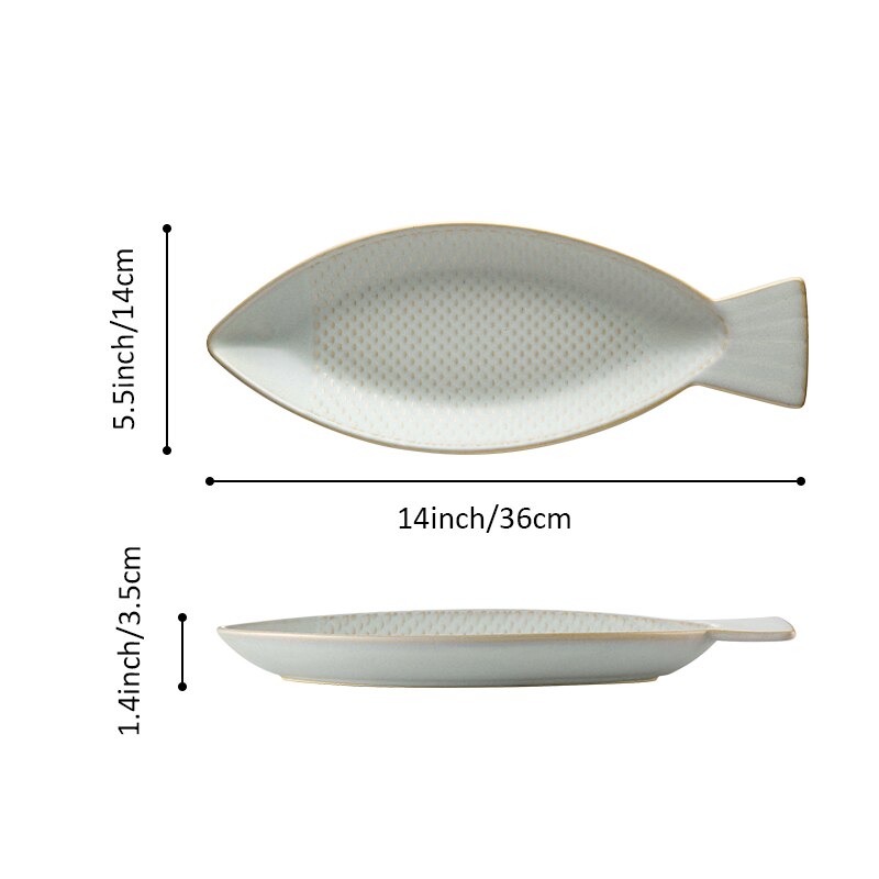 Grande assiette créative en céramique, vaisselle e... – Grandado