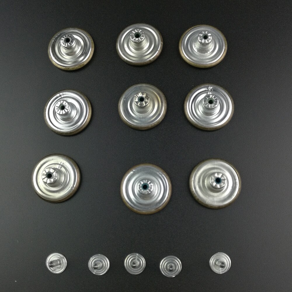 50 stk metal jeans knapper runde syning knapper vi... – Grandado