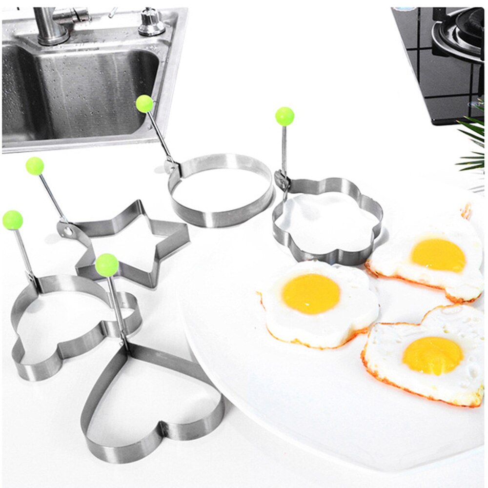 5pcs Stainless Steel Egg Pancake Shaper Form Mold ... – Grandado