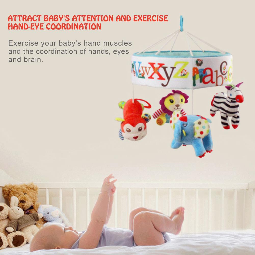Baby Musical Crib Mobile Hanging Rotating Bell Wit... – Grandado