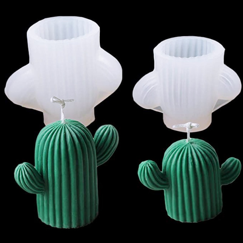 Leuke Cactus Vormige Kaars Siliconen Mal Diy Zeep ... – Grandado