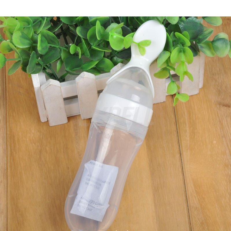 Baby Knijpen Voeden Fles Siliconen Training Rijst ... – Vicedeal