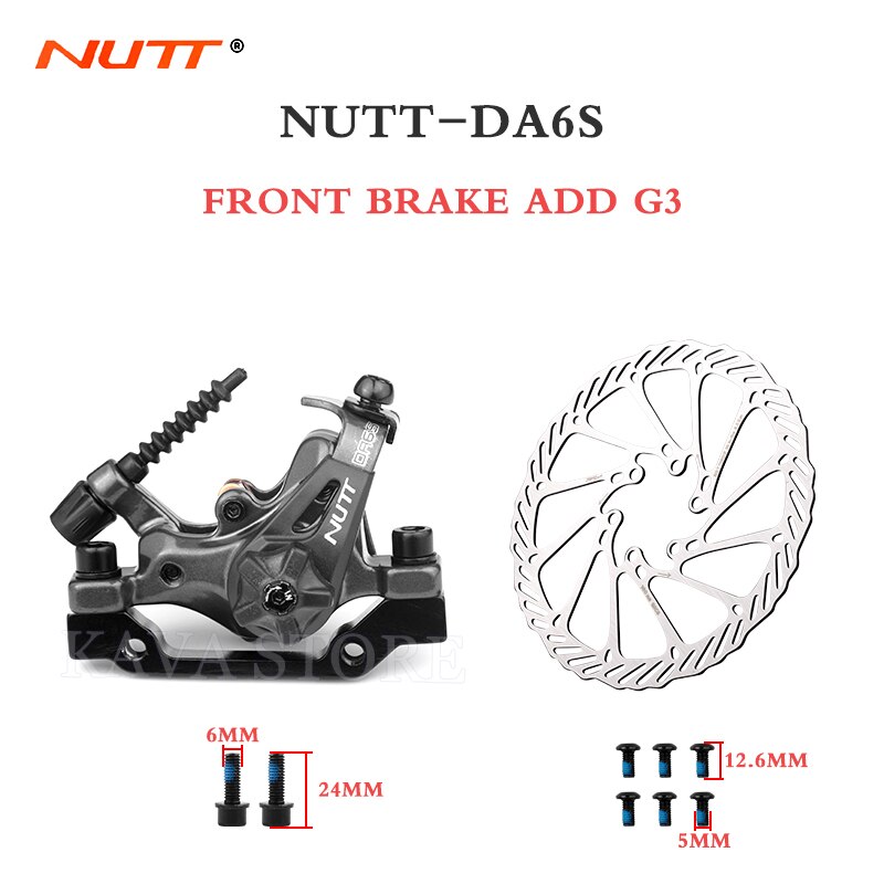 NUTT DA6S Electric Bilateral Brakes MTB Dual Pisto... – Grandado